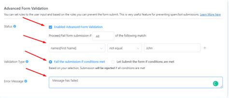 Advanced Form Validation In Fluent Forms Wp Manage Ninja