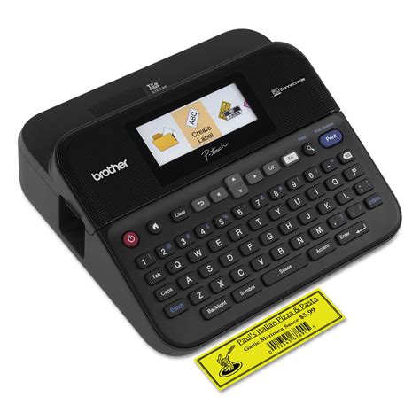 PT D VP PC Connectable Label Maker With Color Display And Carry Case By Brother P Touch