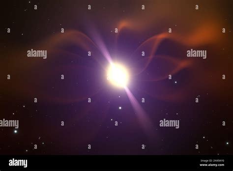 Pulsar In Deep Space Collapse Of A Stellar Core To A Neutron Star 3D