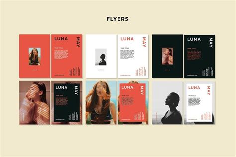 Luna May Flyer Template Flyer Template Flyer Stationery Templates
