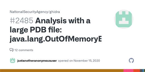 Analysis With A Large Pdb File Javalangoutofmemoryerror · Issue 2485