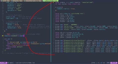 How Can I Export And Load This Colorscheme Config Rneovim