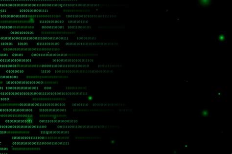 바이너리 코드 디자인의 흐름 무료 벡터