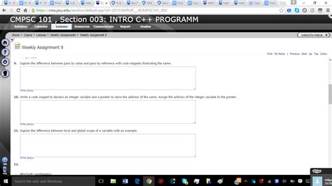 Solved Explain The Difference Between Pass By Value And Pass