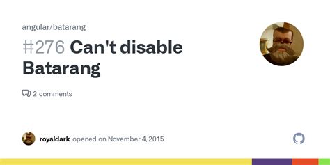 Cant Disable Batarang · Issue 276 · Angularbatarang · Github