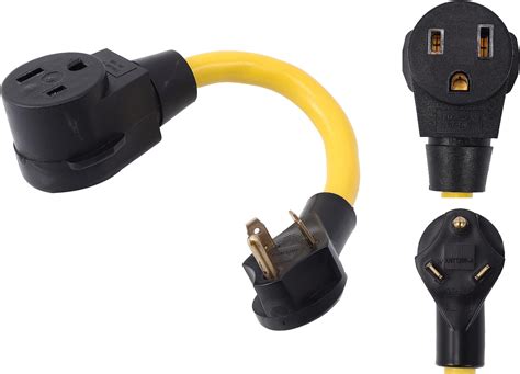 6 50p To 14 50r Adapter Nema 6 50p To 14 50r 240v 50 Amp Power Cord
