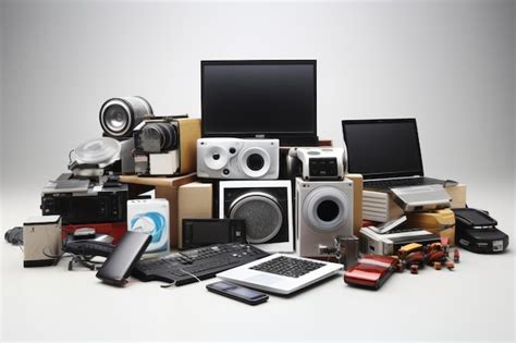 Premium Ai Image Laptop Display And Bunch Of Computer Devices Beautiful Illustration Picture