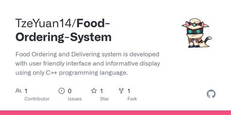 Github Tzeyuan14food Ordering System Food Ordering And Delivering System Is Developed With