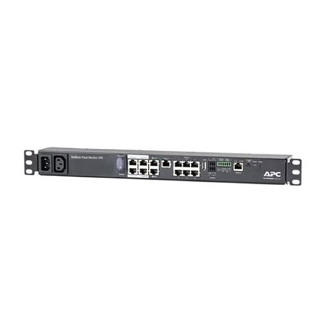 Apc Netbotz Rack Monitor 250 Rack Monitors Nbrk0250