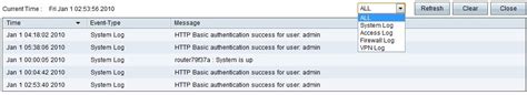 System Log Configuration On RV016 RV042 RV042G And RV082 VPN Routers Cisco