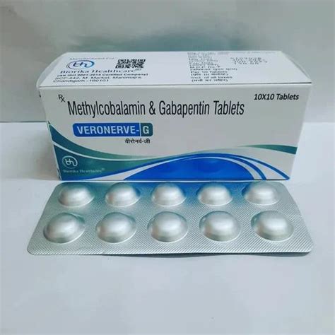 Gabapentin Methylcobalamin Tablet At ₹ 1350 Box Vitamin B12 Tablet In