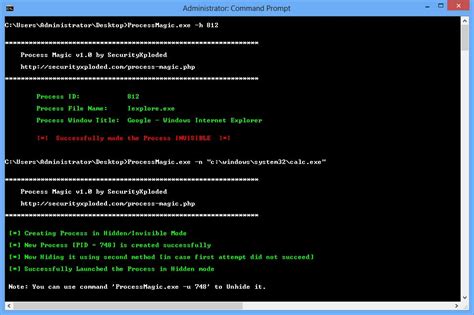 [process Magic] Tool To Hide Any Windows Application In Hidden Or