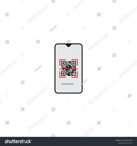 Realistic Smartphone Mockup Scan Qr Code Stock Vector Royalty Free Shutterstock