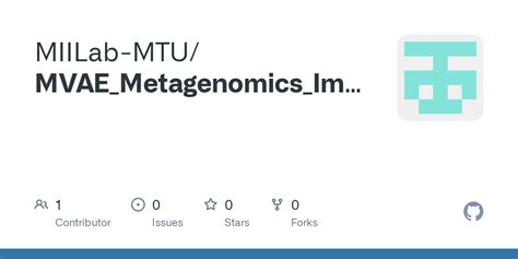Github Miilab Mtumvaemetagenomicsimputation