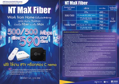 Nt Max Fiber เน็ตบ้านแรงเต็มแมกซ์ Work From Home เล่นเกม ไม่มีสะดุด