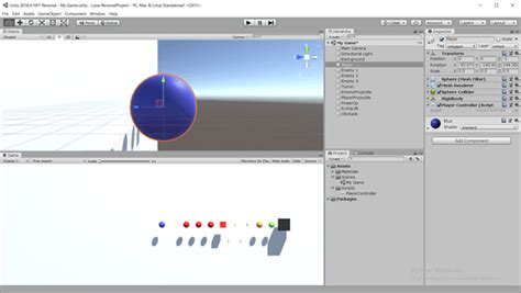 C Unity 1st Lab Project Tilting An Object On Its Own X Axis