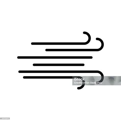 바람 아이콘 벡터 기호와 기호 흰색 배경 바람 로고 개념에 고립 0명에 대한 스톡 벡터 아트 및 기타 이미지 0명 곡선