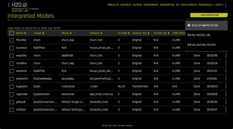 Interpret A Model — Using Driverless Ai 11111 Documentation