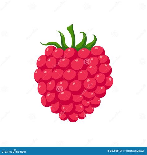 Raspberry Cute Kawaii Vector Character 178582298