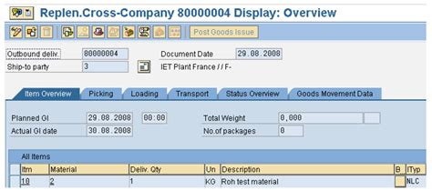 Using A Single Sap System For Intercompany Stock Transport Order Processes