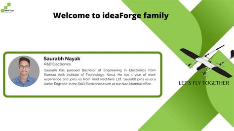 saurabh nayak on linkedin newjourney embeddedelectronics ideaforge 22 comments