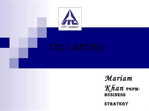 Itc Ppt Business Business And Finance