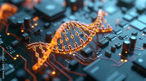 Biotechnology Bioinformatics Concept Of Dna And Protein Letter Background Dna And Protein