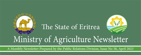 Ministry Of Agriculture Newsletter Eritrea Ministry Of Information