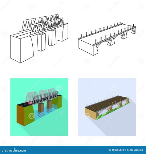 Vector Design Of Connection And Design Logo Collection Of Connection And Side Vector Icon For