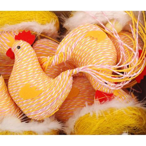 Декоративни музикални фигурки Великденски петел и кокошка с яйце в кошничка подаръци Podobro