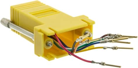 Db9 To Rj45 Modular Adapter M F Serial Adapter Db9 Male To Rj45 Female Jack