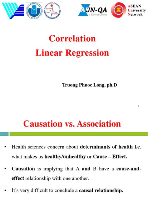 Correlation And Linear Regression Pdf Causality Dependent And Independent Variables