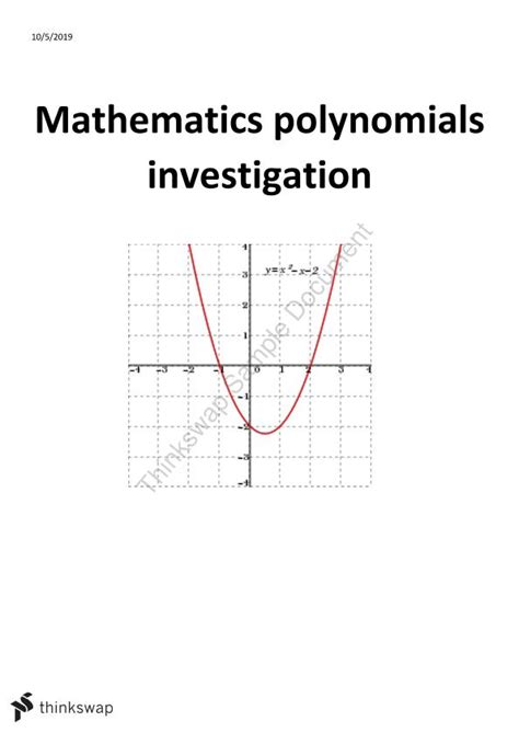 mathematics investigation polynomials mathematical methods year