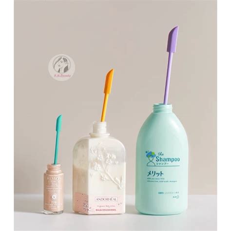 ไม้พายซิลิโคนอเนกประสงค์ ไม้พายสำหรับปาดครีมเค้กหรือเครื่องสำอาง 1เช็ตมี3ชิ้น 3ขนาด พร้อมส่งจาก