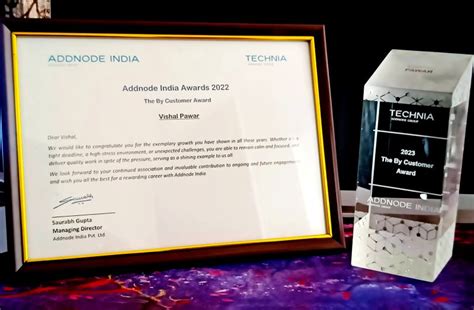 Vishal P On Linkedin Addnodeindiauniversity Awards Recognition