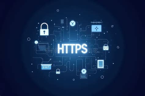 Visualizing Ssl Encryption And Security Through Protocol Stock
