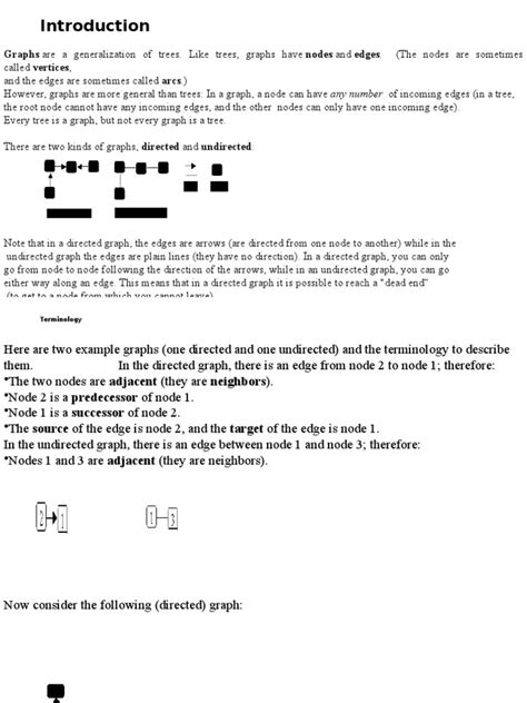Graphs Are A Generalization Of Trees Like Trees Graphs Have Nodes And