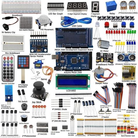 Ultimate Arduino Stem Starter Kit W Mega2560 Tekshack