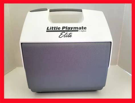Igloo Little Playmate Elite Lunch Box Cooler Ice Chest Gray And White