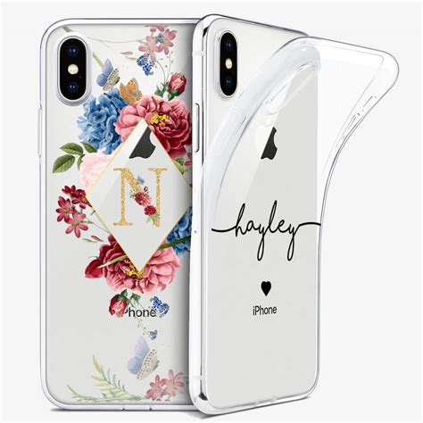 Personalised Clear Soft Phone Cases Covers Wrappz