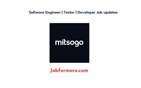 Jobformore On Linkedin Mitsogo Off Campus Drive 2023 Hiring Freshers Recruitment As Software