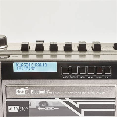 Retro Cassetterecorder Met Dab Eurotopsnl