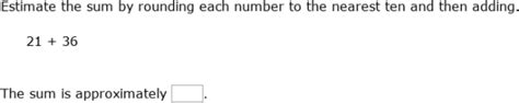 IXL Estimate Sums Grade Maths Practice