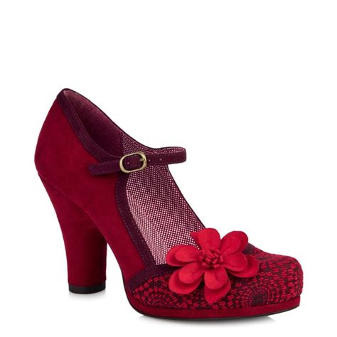 Ruby Shoo Tanya Red Pin Up Shoes Women Shoes Heels