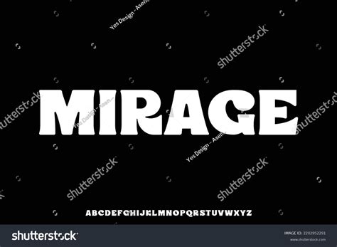 Unique Bold Groovy Font Vector Retro Stock Vector Royalty Free Shutterstock