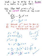 Linear Equation Solution Method Verify Simplify And Integrate Course Hero