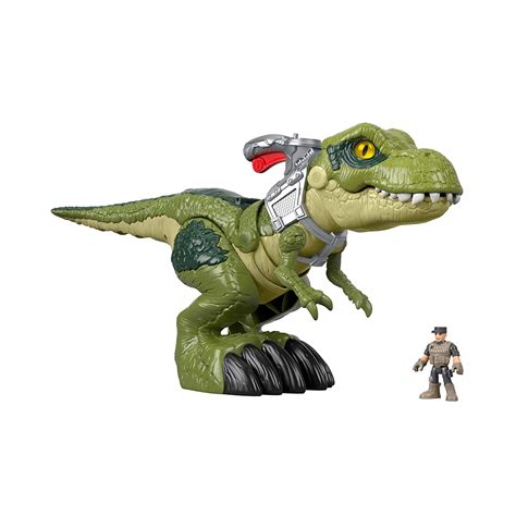 Boneco Imaginext Jurassic World Dinossauro T Rex Mordida Feroz Mattel