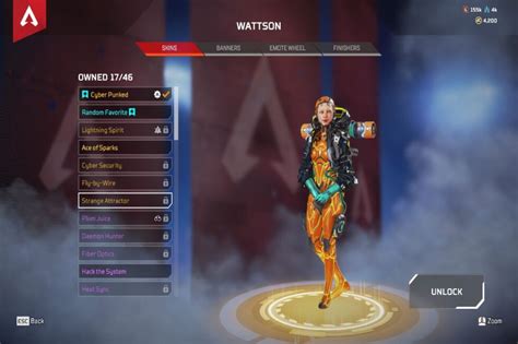 Best Wattson Skins In Apex Legends All Legendary Skins Ranked