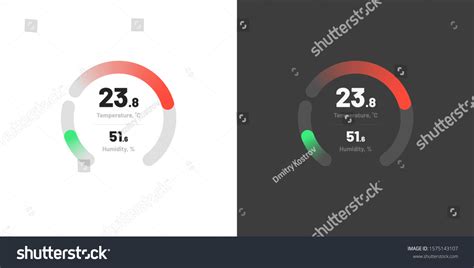 Control Knob Used Regulating Dashboard Ui Stock Vector Royalty Free