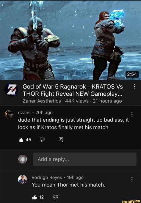 God Of War 5 Ragnarok Kratos Vs Thor Fight Reveal New Gameolay
